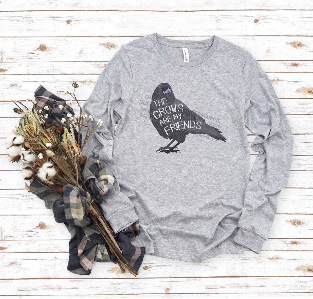 Crow Friend T-shirt, Corvid Tee, Unisex Shirts, Gifts for Bird Lovers ...