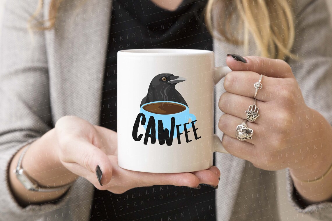 Crow Lover Mug, Corvid Mug, Crow Coffee Mugs, Gifts for Bird Lovers ...