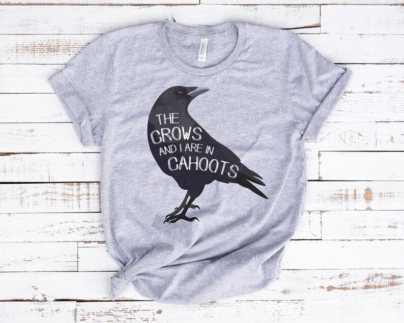 Crow Friend T-shirt Corvid Tee Unisex Shirts Gifts for Bird | Etsy
