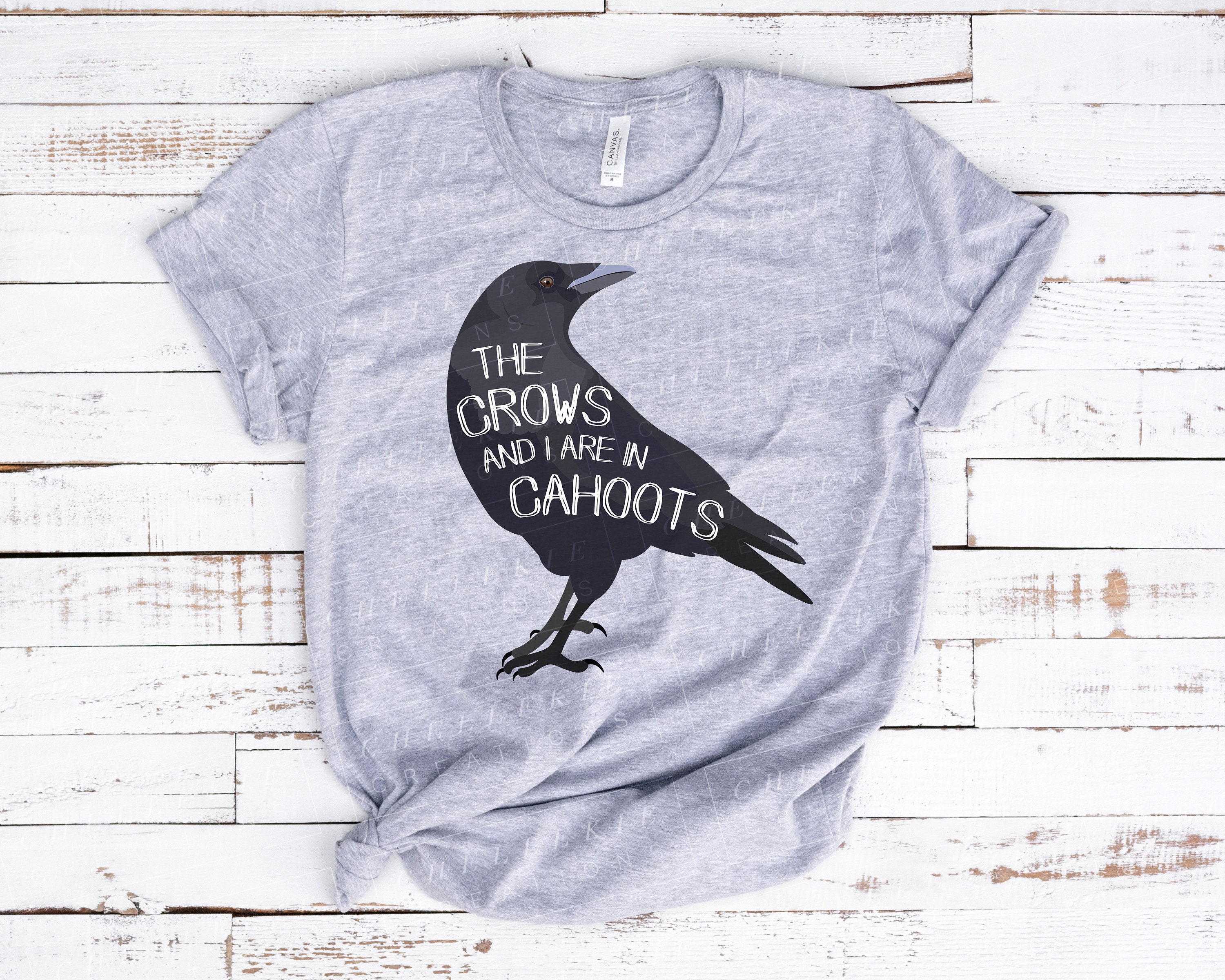 Crow Friend T-shirt Corvid Tee Unisex Shirts Gifts for Bird | Etsy