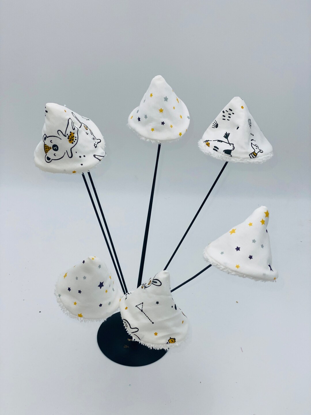 Teepee, Pee Guard, Pee Cone, Pee Tipi set of 6 Space Rabbit - Etsy