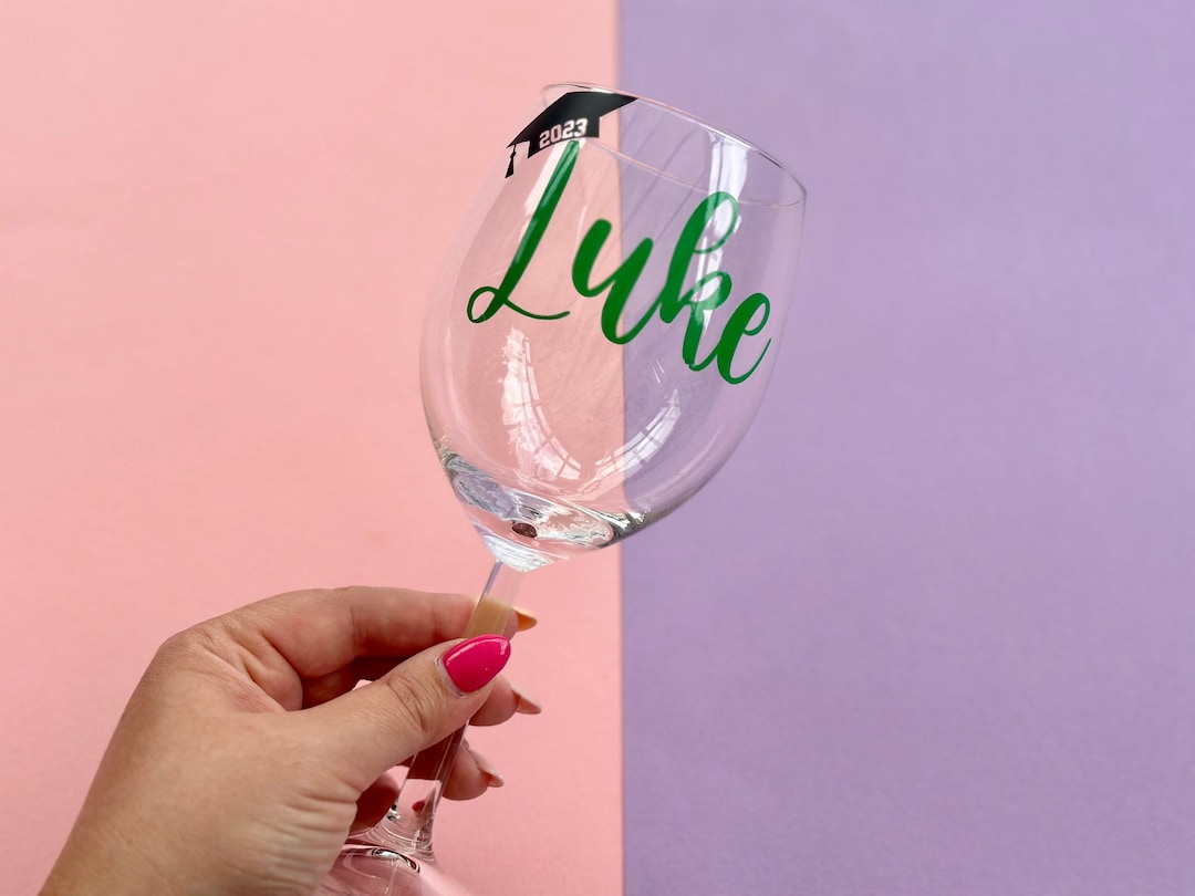 Graduation Glass Graduation 2024 Graduation Gift Personalised ...