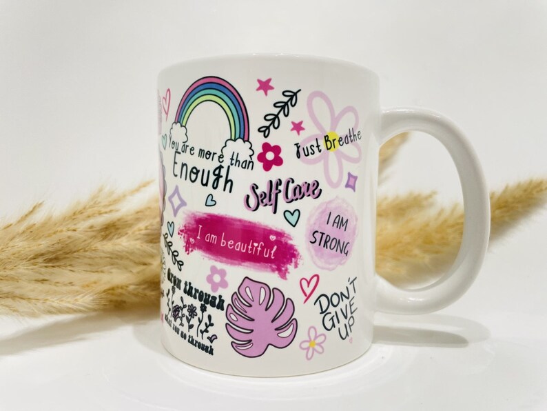 Positive Affirmation Mug Self Love Mug Motivational Mug - Etsy UK