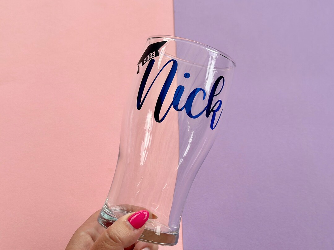 Graduation Glass Graduation 2024 Graduation Gift Personalised ...