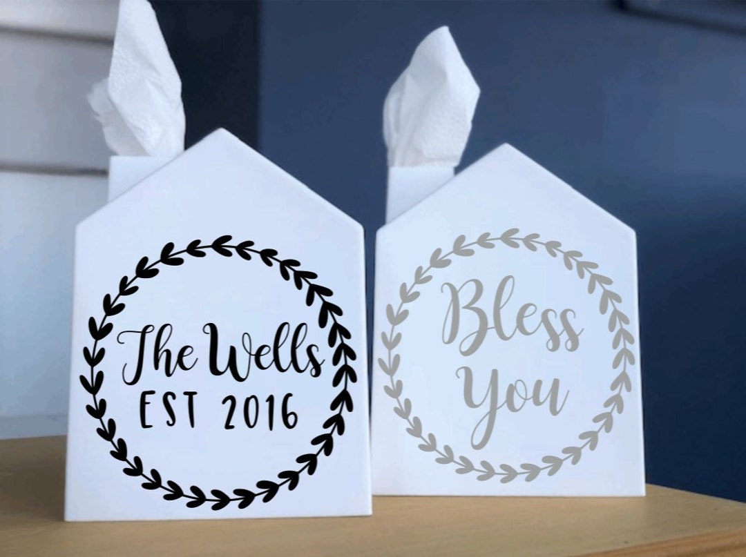 Personalised House Tissue Box Tissue House Home - Etsy