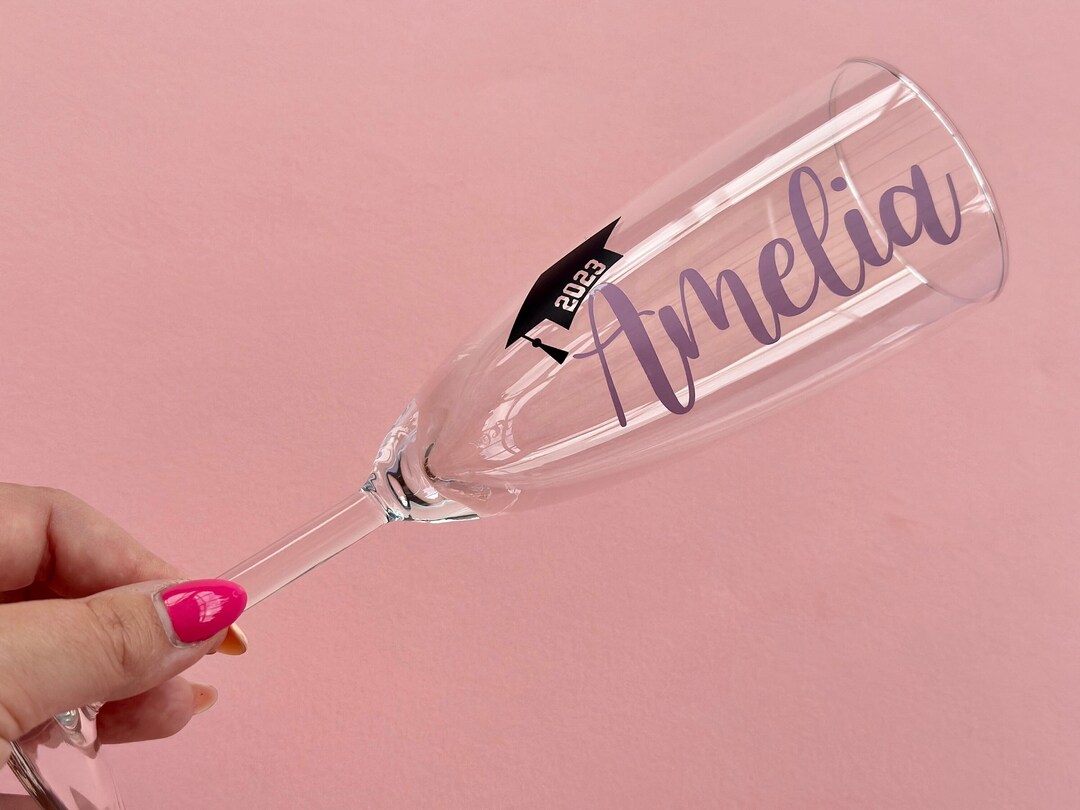 Graduation Glass Graduation 2024 Graduation Gift Personalised ...