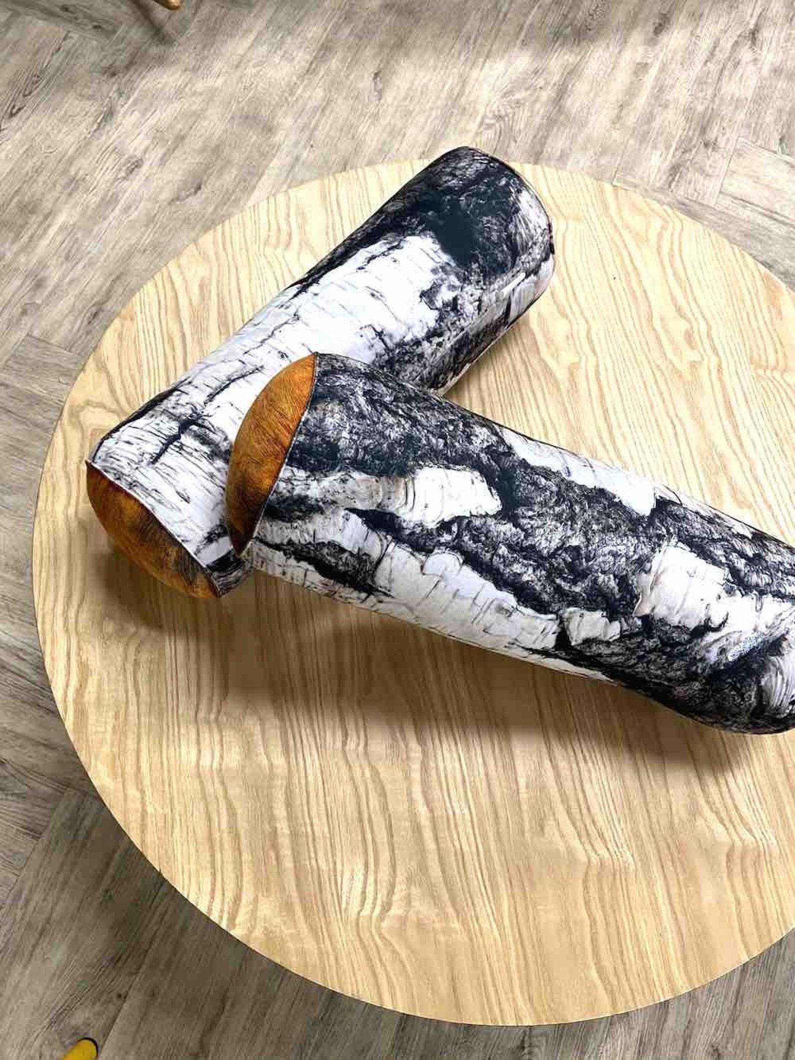 Tree Log Pillow / Birch Tree Log / Birch Roll Pillow/ Tree Log - Etsy