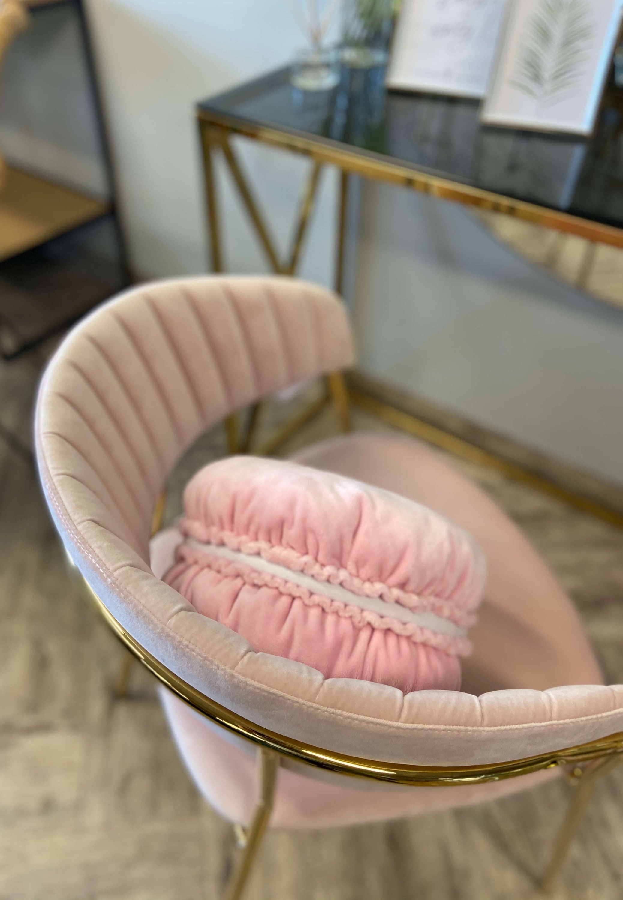 Handmade Plush Pink Macaron Pillow, French Cookie Cushion - Etsy