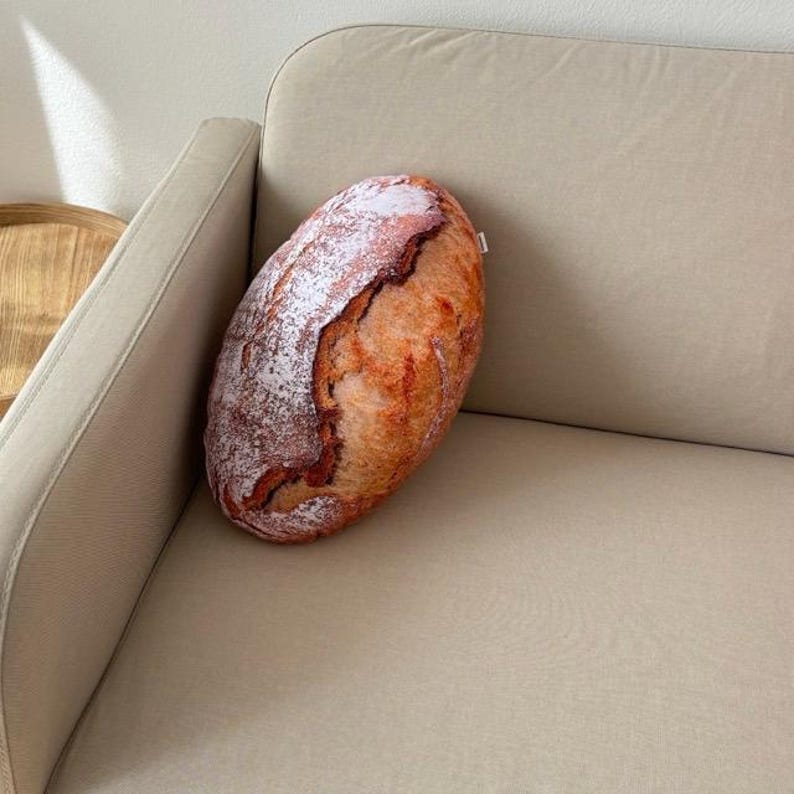 Realistic Loaf Bread Pillow: Funny Food Plush, Couch Cushion - Etsy