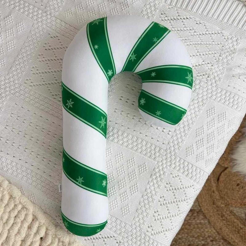 Candy Cane Pillow - Etsy