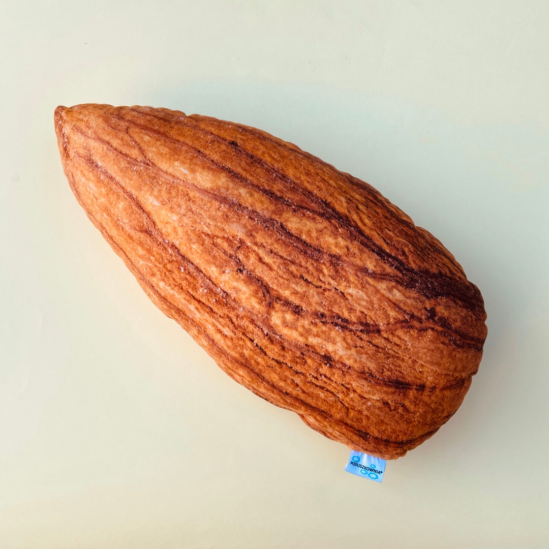 Almond / Sweet Almond Pillow / Almond Shaped / Almond Cushion / Vegan ...