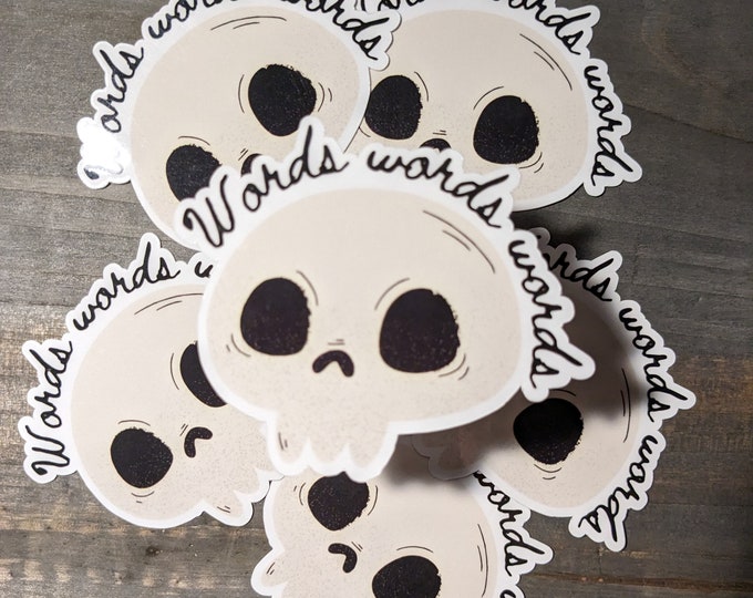 Hamlet "words" Waterproof Sticker - Etsy