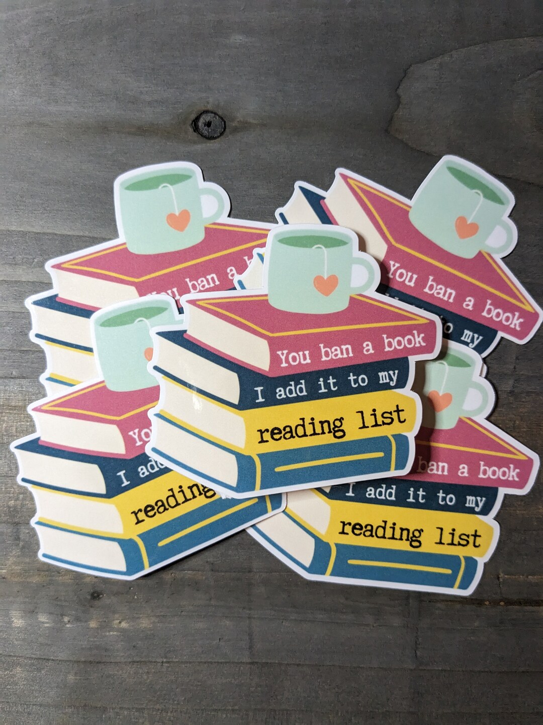 Banned Books Reading List Waterproof Sticker - Etsy