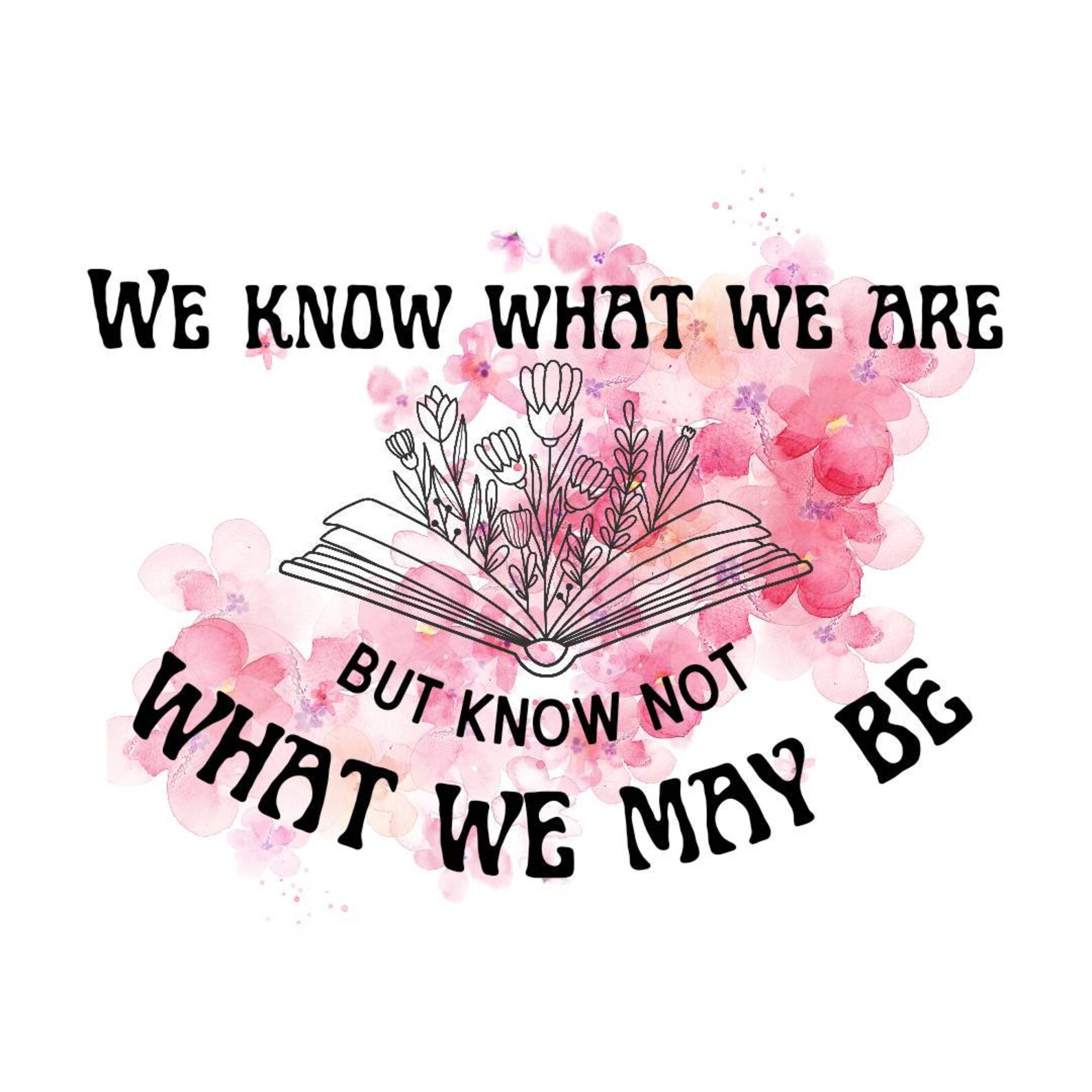 Ophelia Quote Waterproof Sticker - Etsy