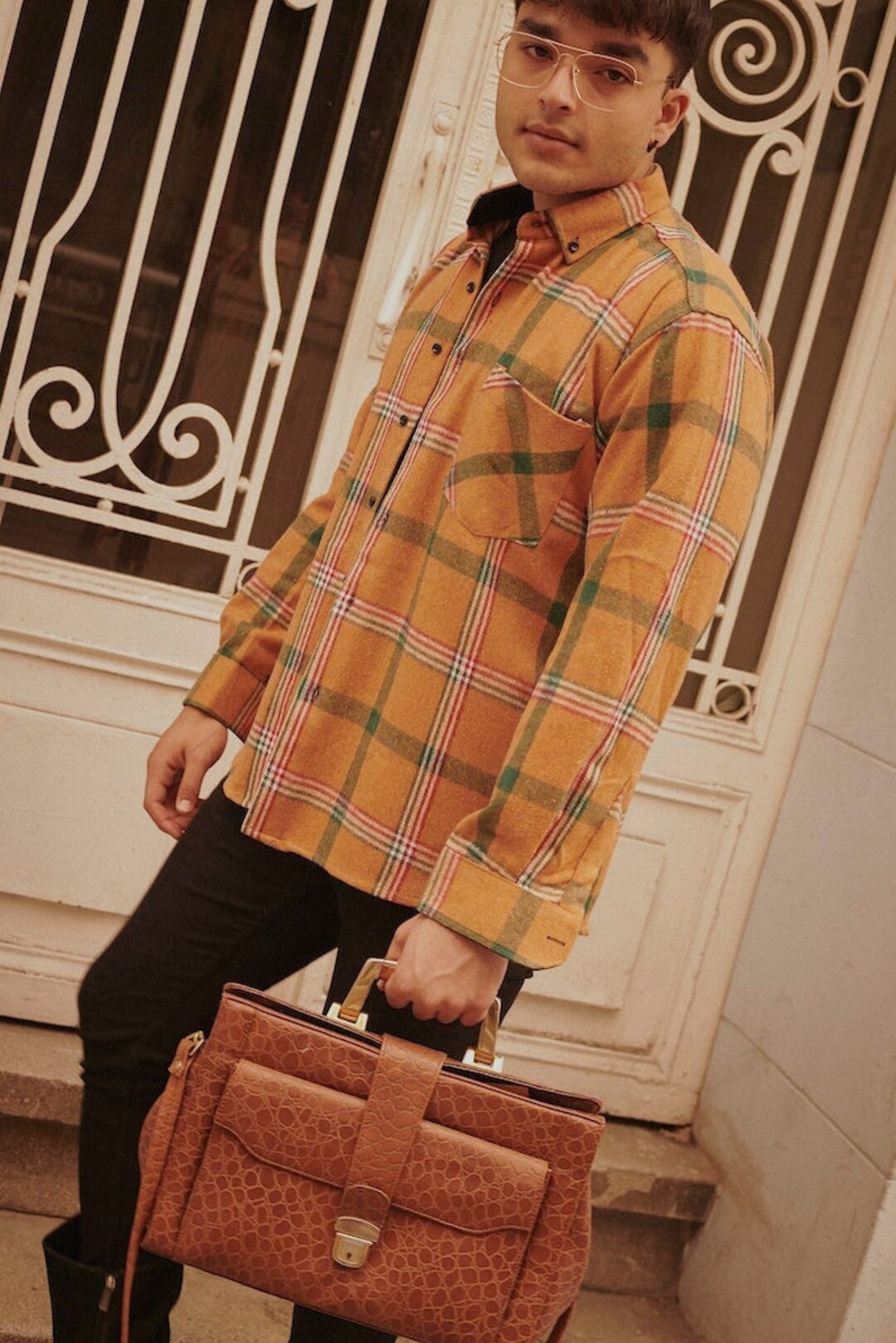 Unisex Oversized Brown Lumberjack Jacket Shirt for Winter - Etsy
