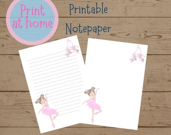 Girls Notepaper - Etsy