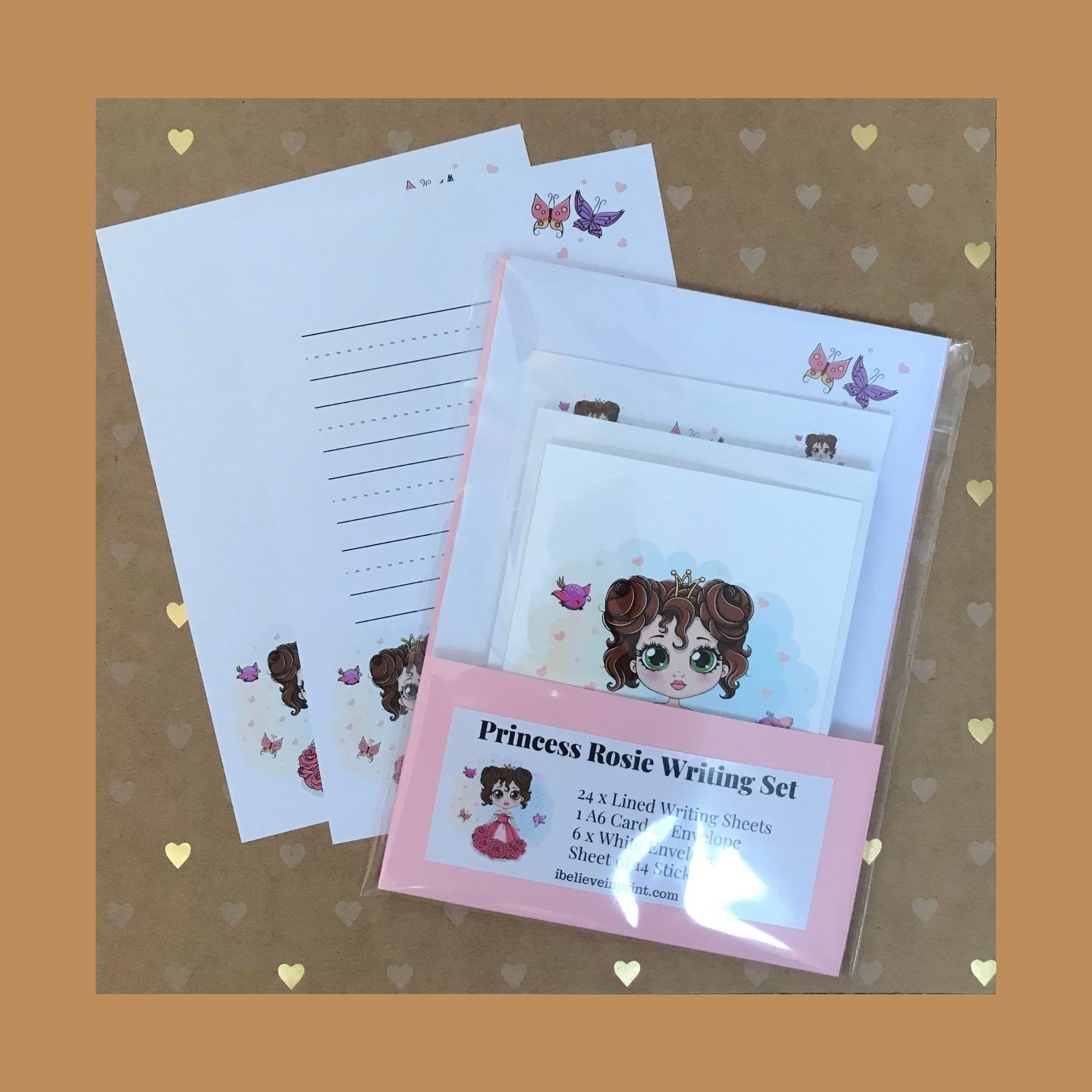 Princess Rosie Writing Set, Stationery Set, Letter Writing Notepaper ...