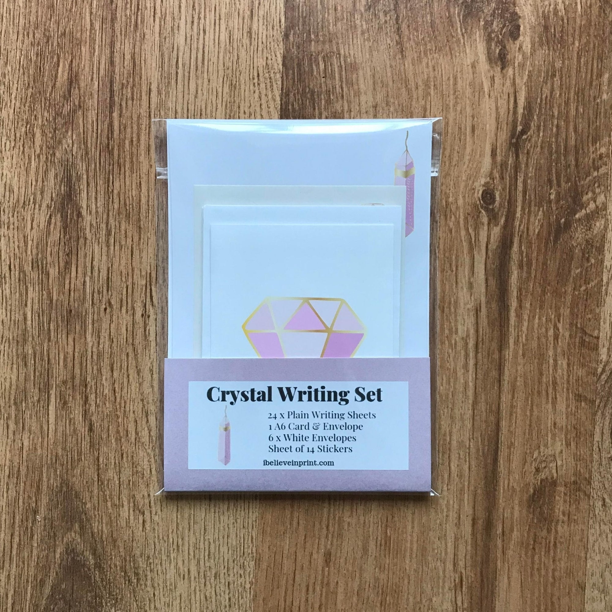 Crystal Writing Set Stationery Set Letter Writing Notepaper | Etsy