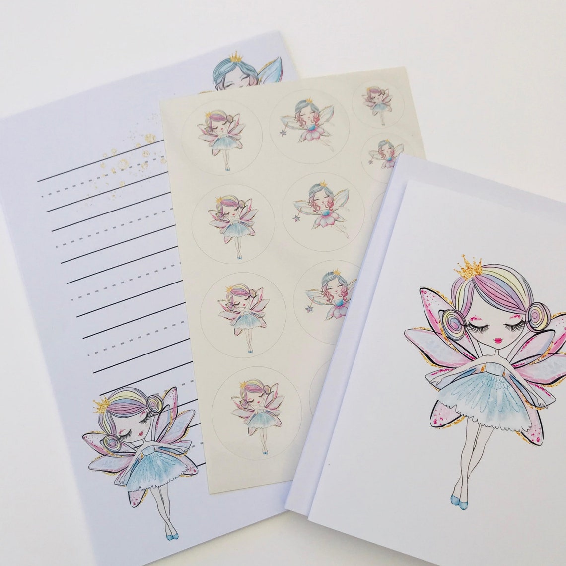 Fairy Writing Set Stationery Set Letter Writing Notepaper & | Etsy UK