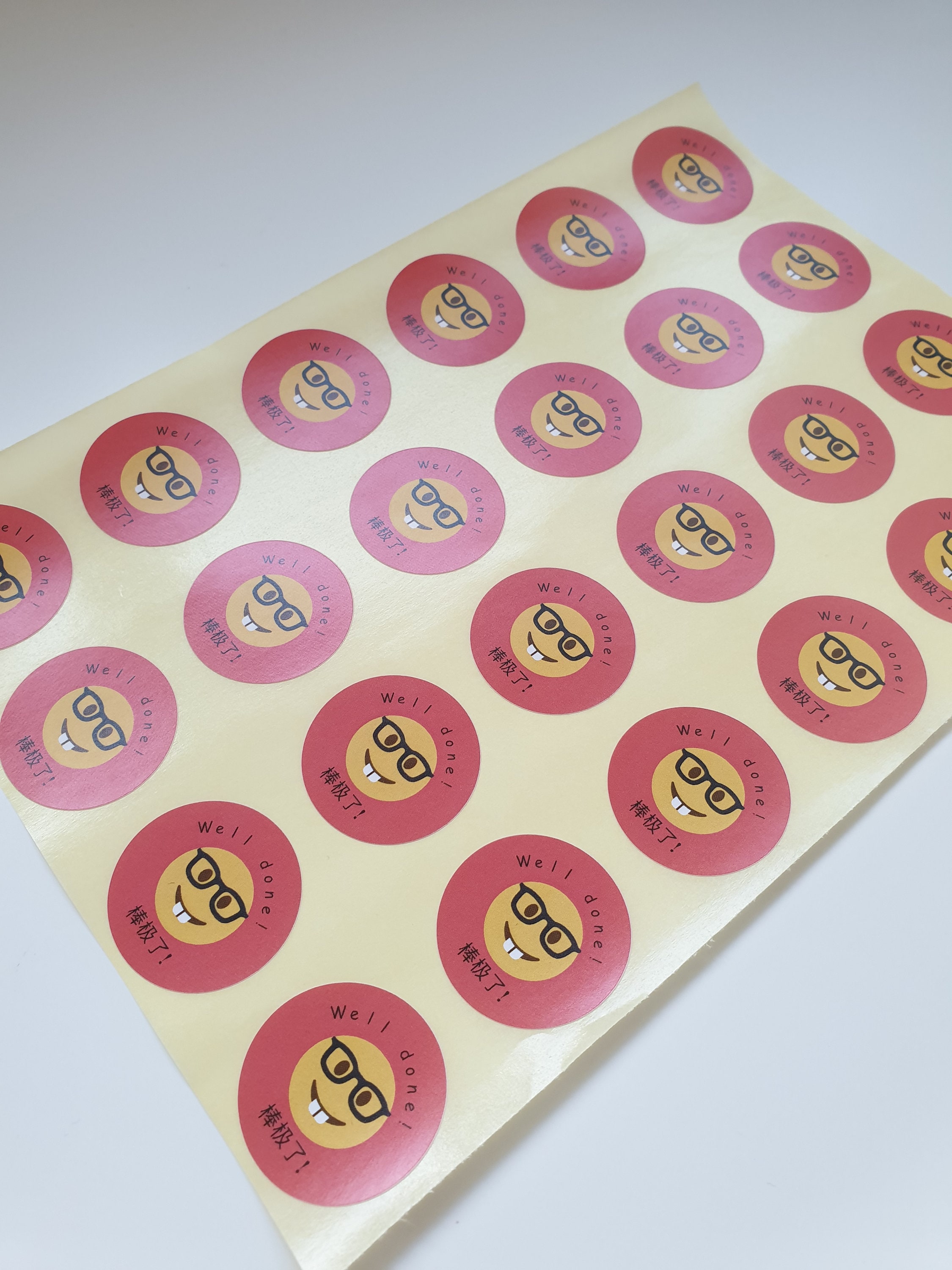 NEW Chinese & English Bilingual Reward Stickers (96 Stickers - Free ...
