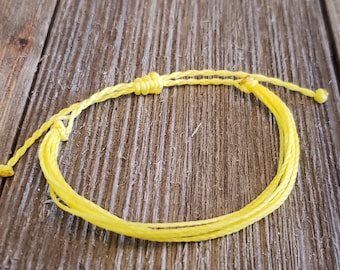 Stackable String Bracelet Adjustable Waterproof | Etsy