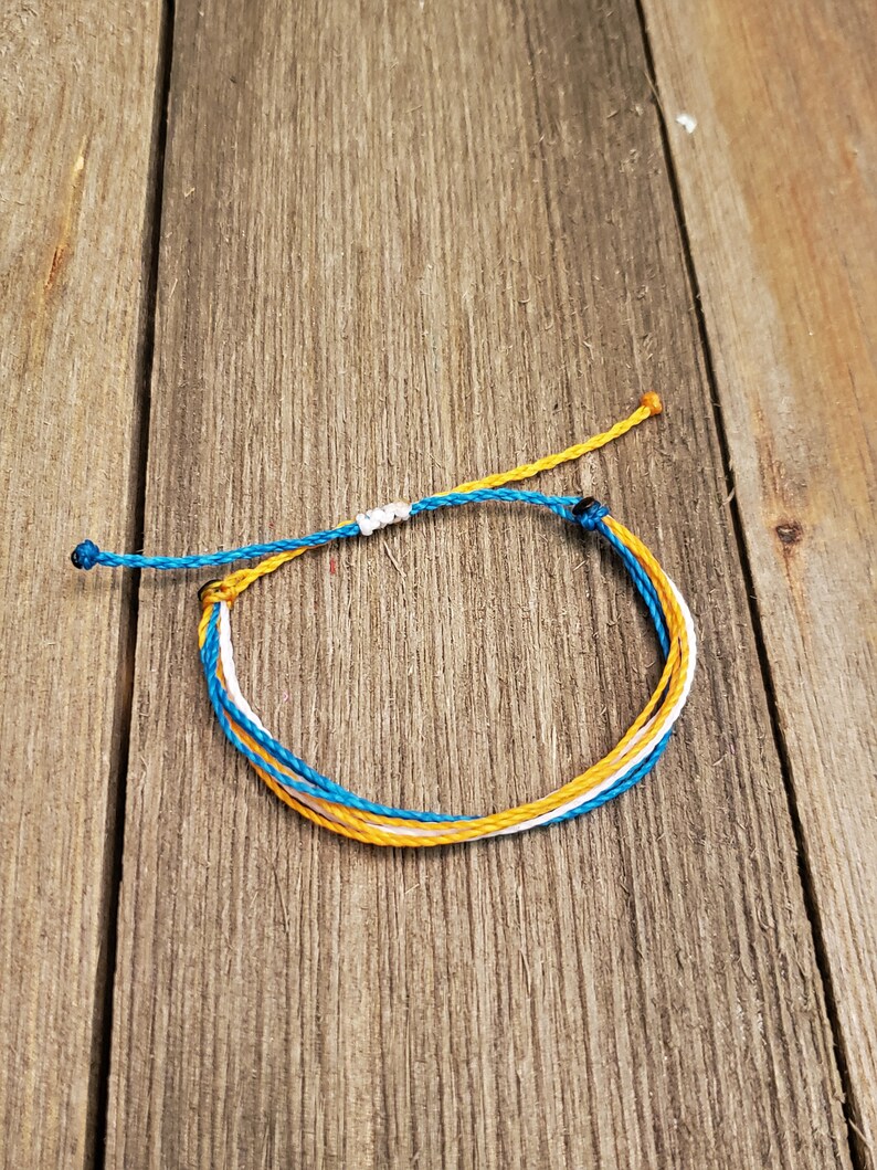 Stackable String Bracelet Adjustable Waterproof Dark | Etsy