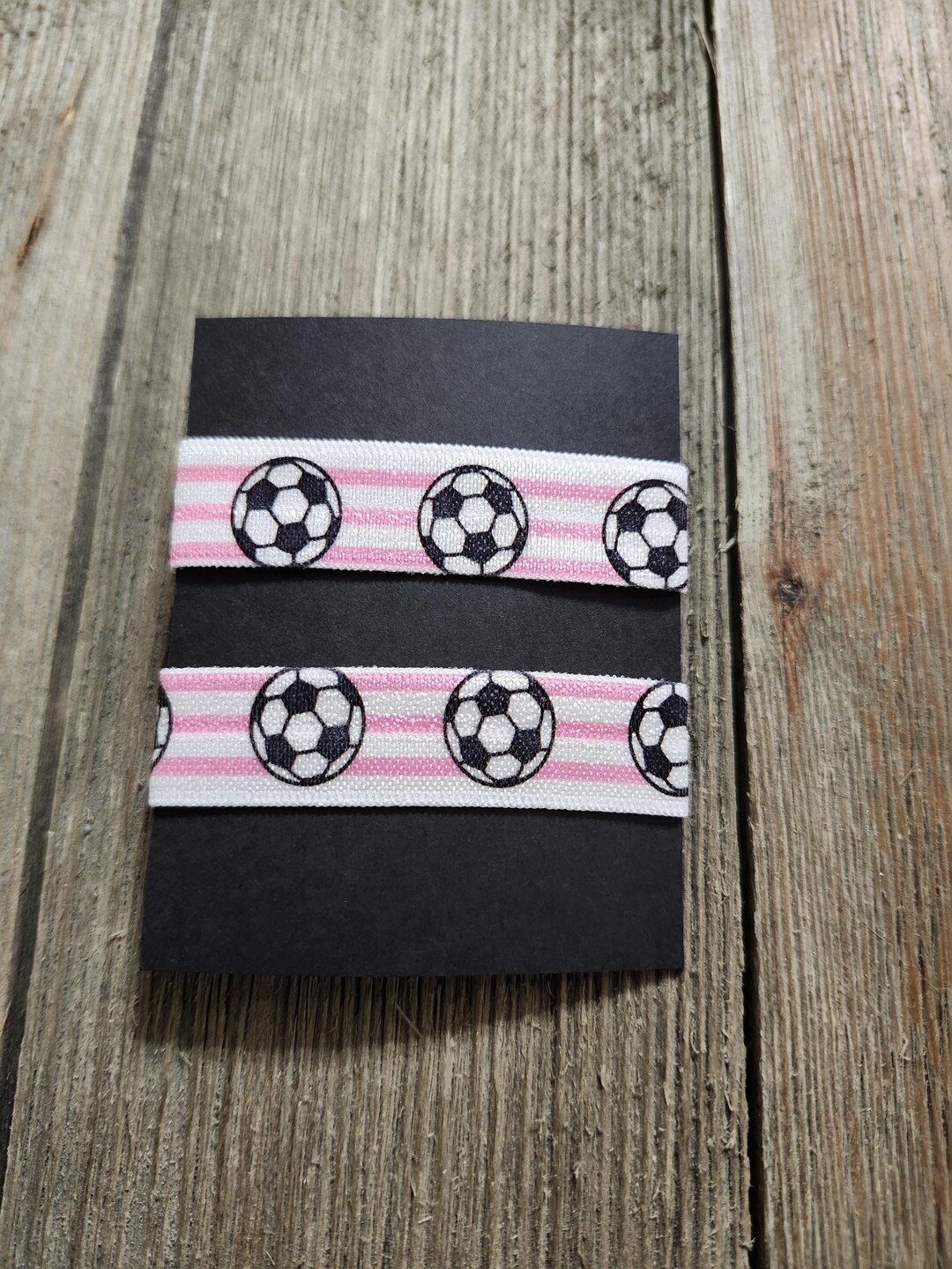 Elastic Sleeve Holders | Plastic Snaps Closure | Soccer Balls and Pink ...
