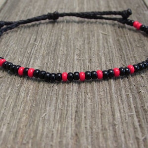 Stackable Glass Seed Bead String Bracelet | Adjustable, Waterproof ...