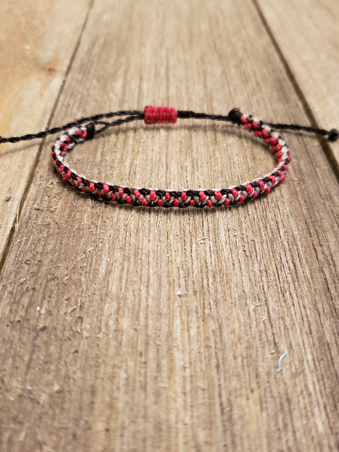 Customize | Three Color Braided Bracelet | Stackable | Adjustable and ...