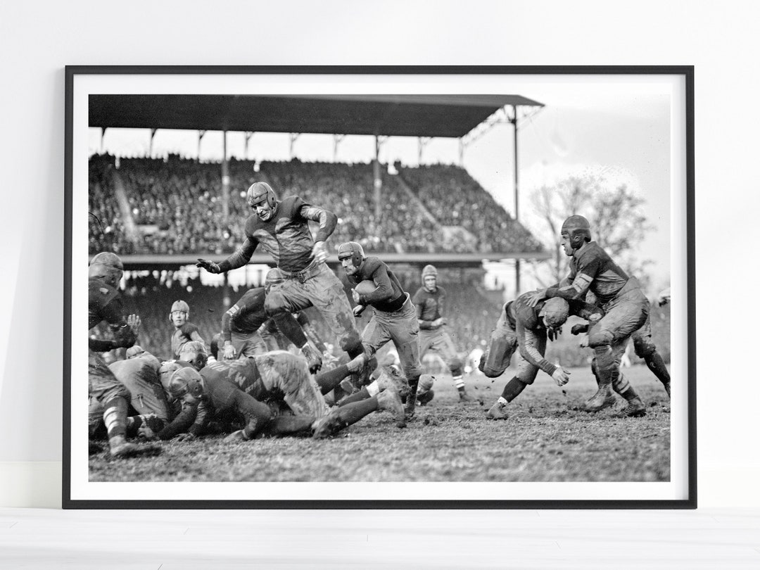 Vintage Football Print, 1923 Football Print, Football Wall Art ...