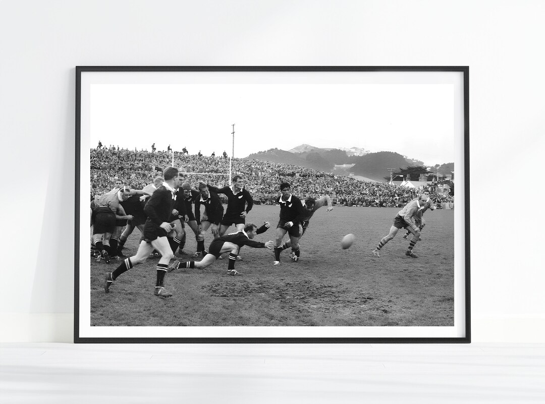 Vintage Rugby Print, Rugby Poster, Rugby Wall Art, Rugby Player Poster ...