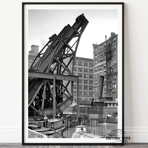 Vintage Chicago Prints, Chicago Wall Art, Chicago Black and White ...