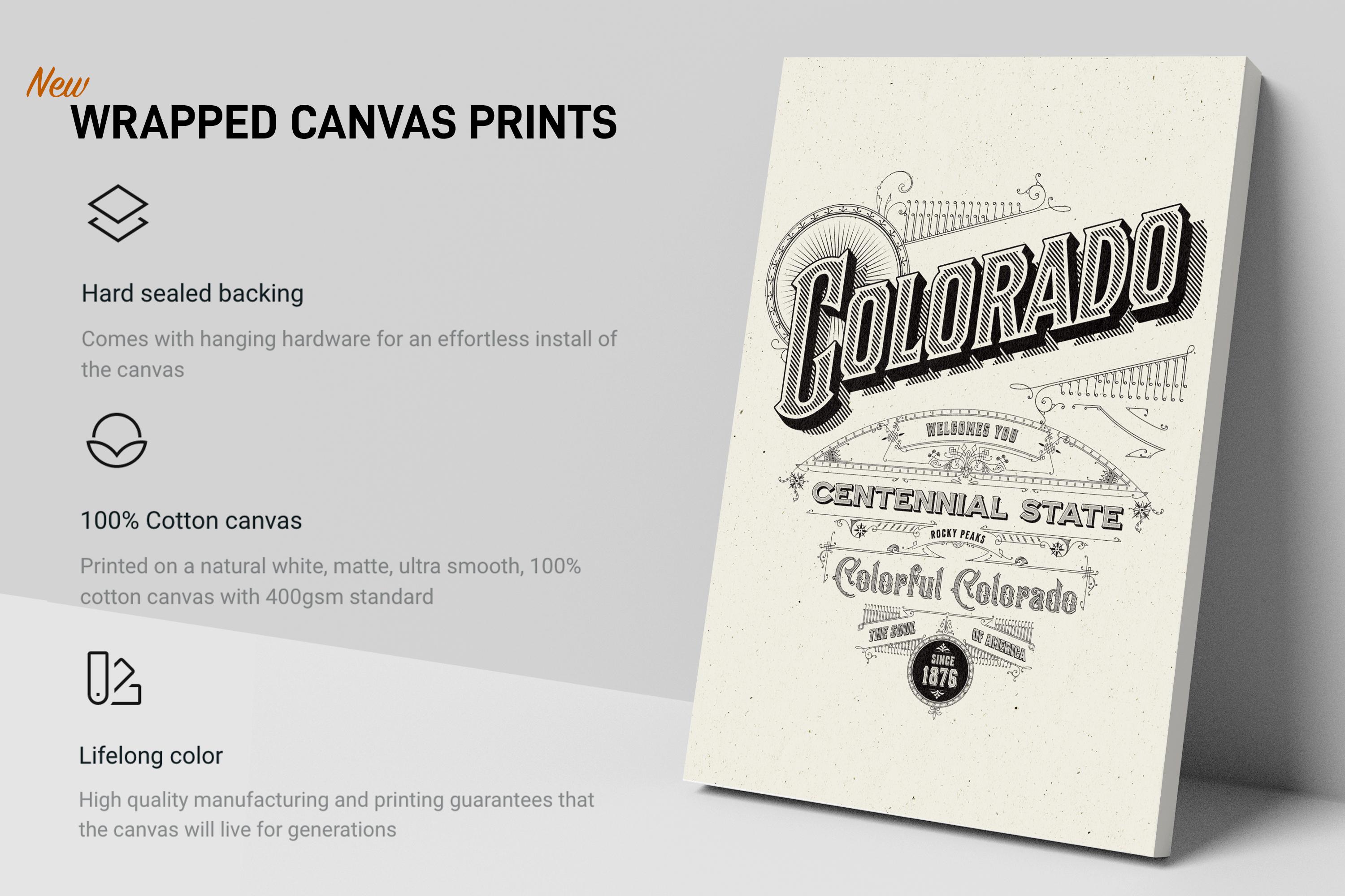 Colorado Print, Vintage Colorado Poster, Colorado Art Print, Colorado ...