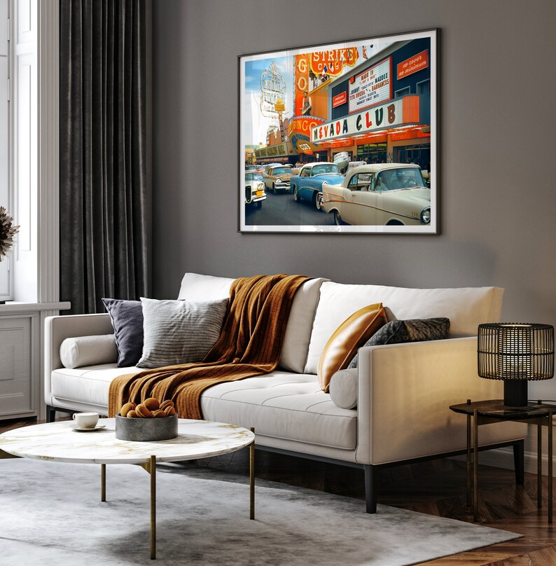 Vintage Las Vegas Print, Las Vegas Wall Art, Las Vegas Poster, Casino ...