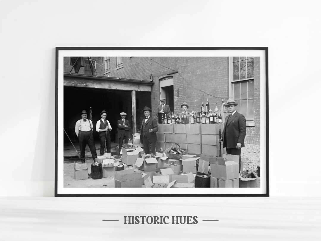 Vintage Prohibition Print, Prohibition Poster, Vintage Wall Art ...