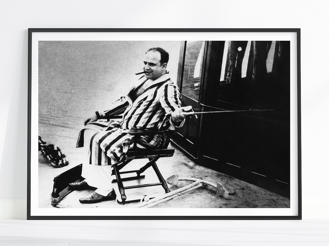 Vintage Prohibition Print, Al Capone Wall Art, Al Capone Print ...