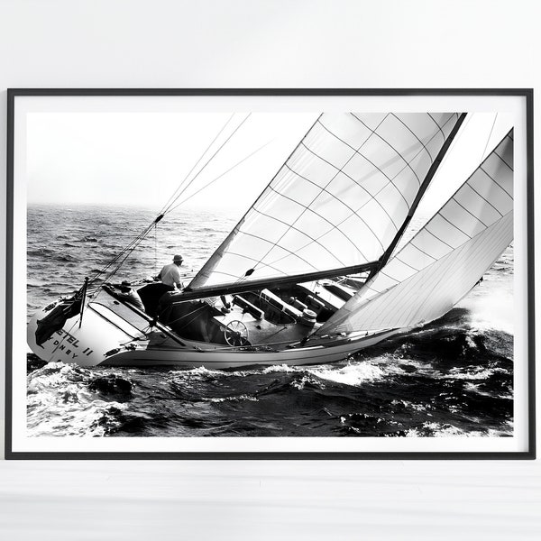 Sailing Poster - Etsy