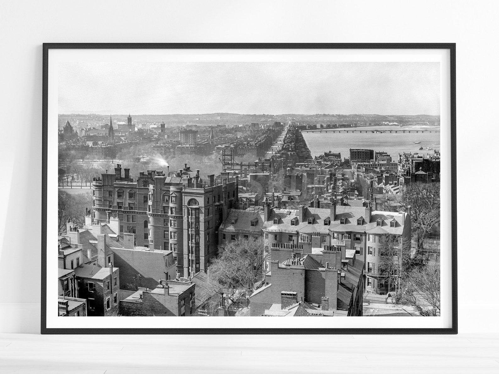 Vintage Boston Print 1904 Boston Wall Art State House Boston - Etsy