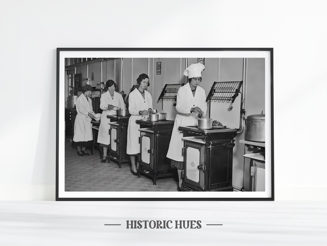 Vintage Kitchen Print, Food Print, Chef Wall Art, Kitchen Print ...