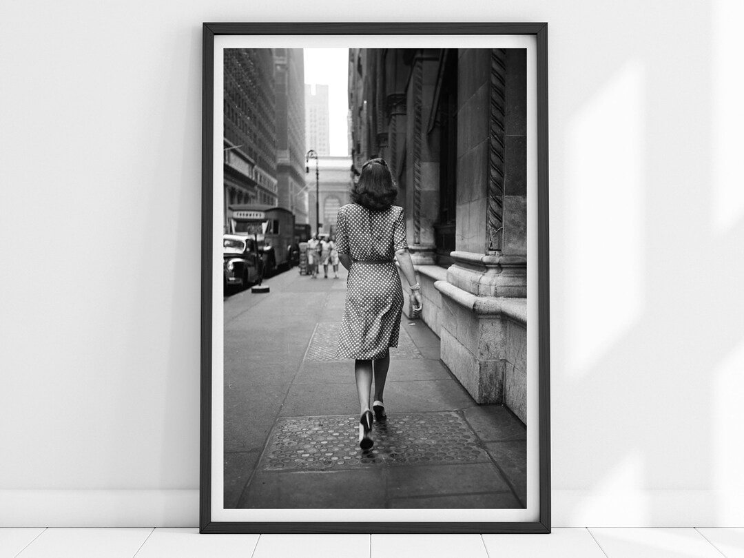 Vintage Fashion Print, Fashion Poster, New York Wall Art, Female Print ...