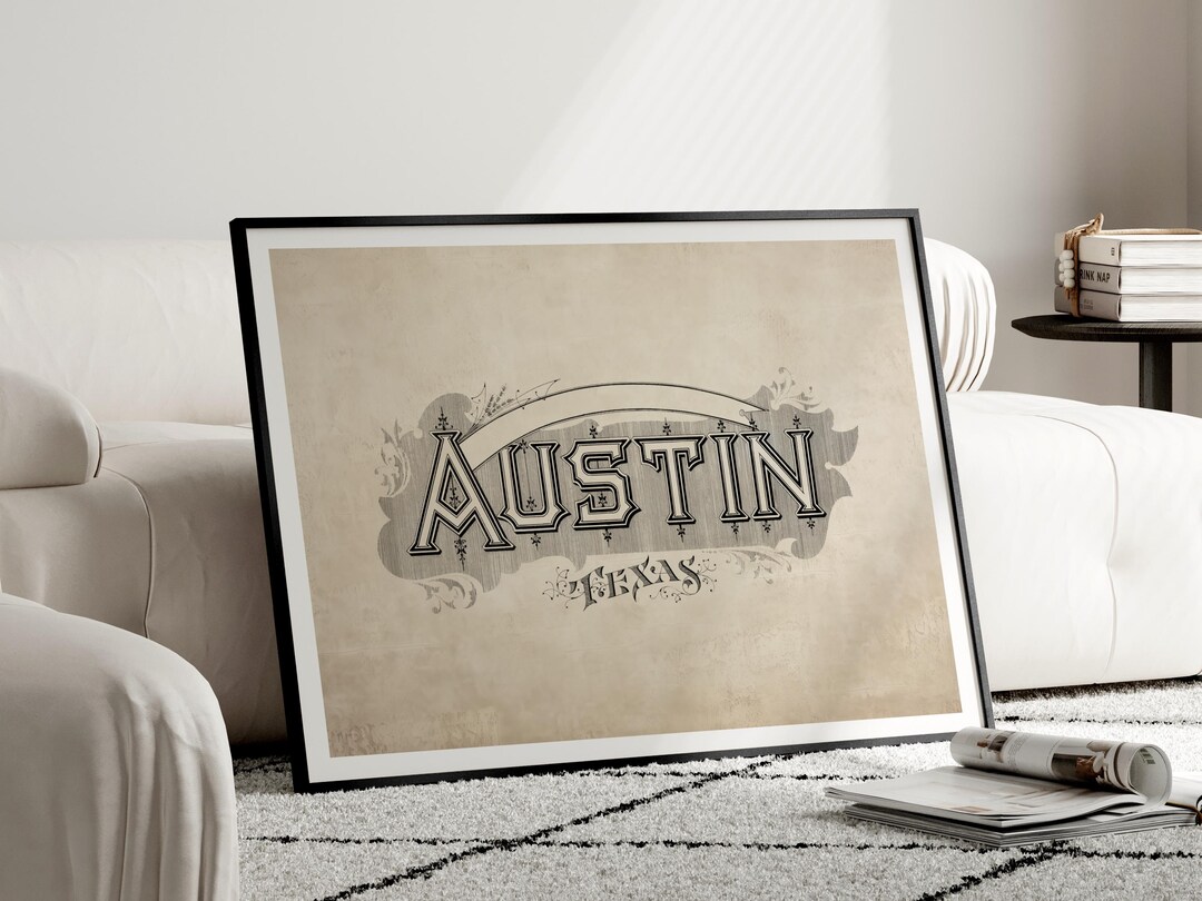 Austin Print, Austin Art Print, Austin Poster, Austin Texas, Austin ...