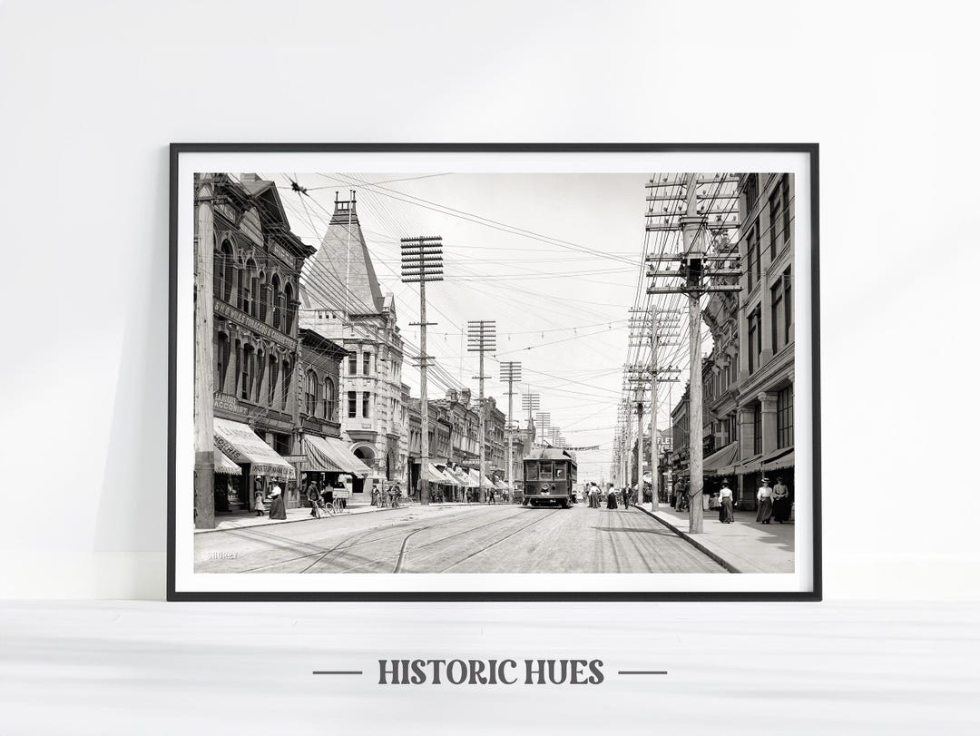 Vintage Victoria Print, British Columbia Print, BC Print, Canada Art ...