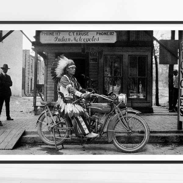 Motorcycle Print - Etsy