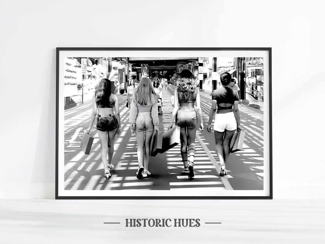 Vintage Women Print, Female Print, Black and White Art, Bronx Print ...