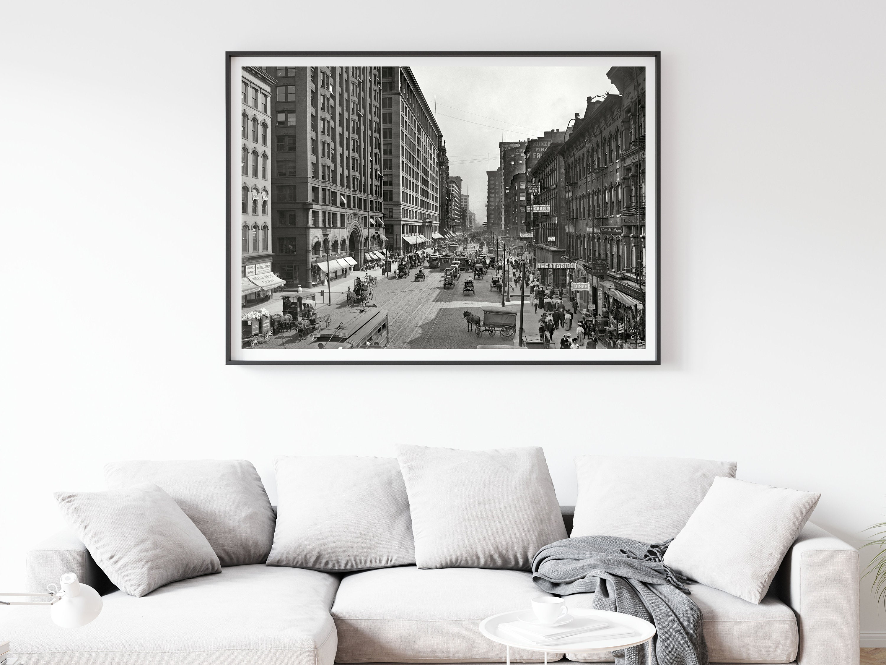 Vintage Chicago Print, 1901, Chicago Wall Art, Chicago Poster, Chicago ...