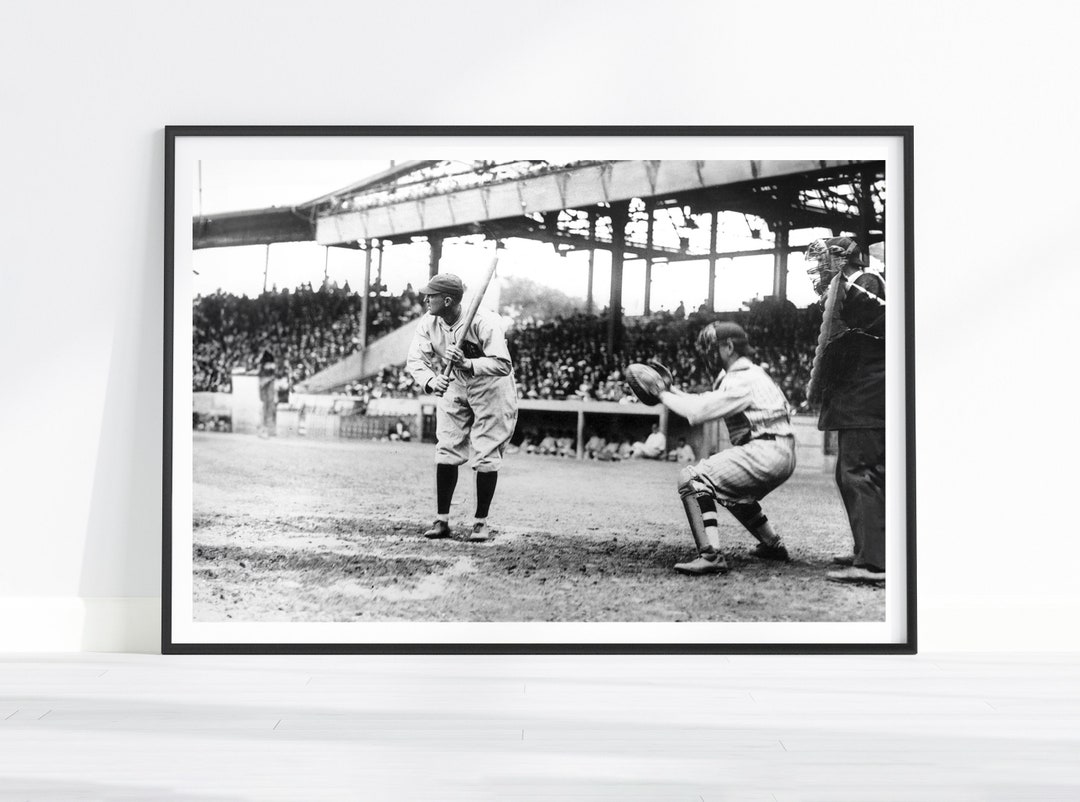 Baseball Print, Vintage Baseball Photo, Baseball Wall Art, Black and ...