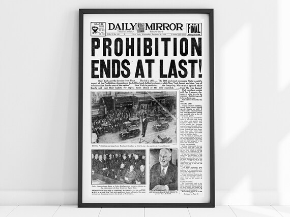 Pro Prohibition Posters
