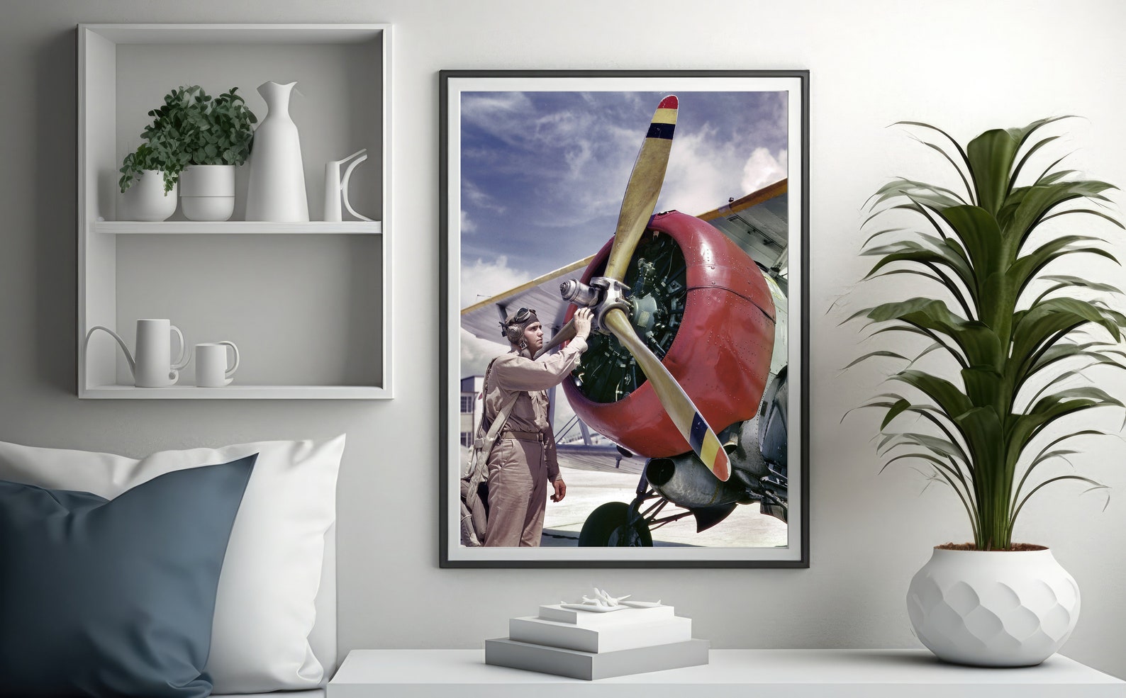 Vintage Plane Print, Airforce Print, Airplane Wall Art, Aviation Wall ...