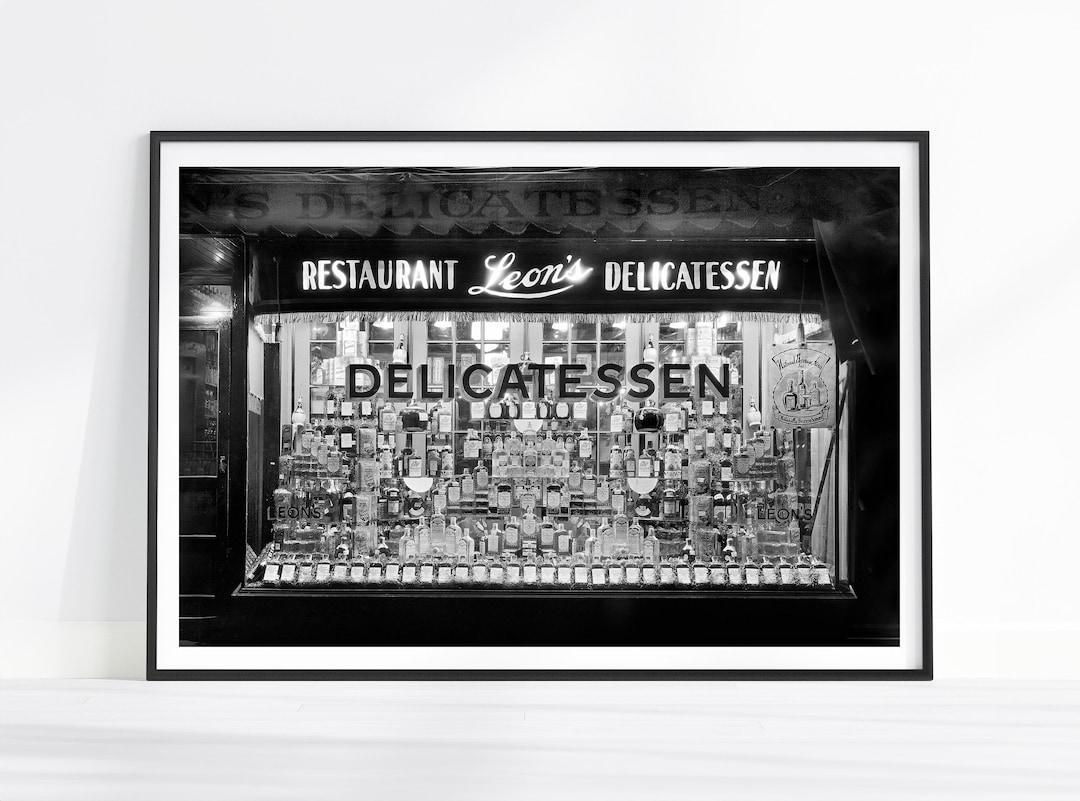 Vintage Deli Poster, Retro Food Print, Retro Food Art, Retro Food ...