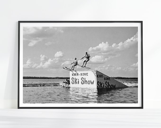 Waterskiing Woman - Vintage Photo - Original COLOR Snapshot Found ...